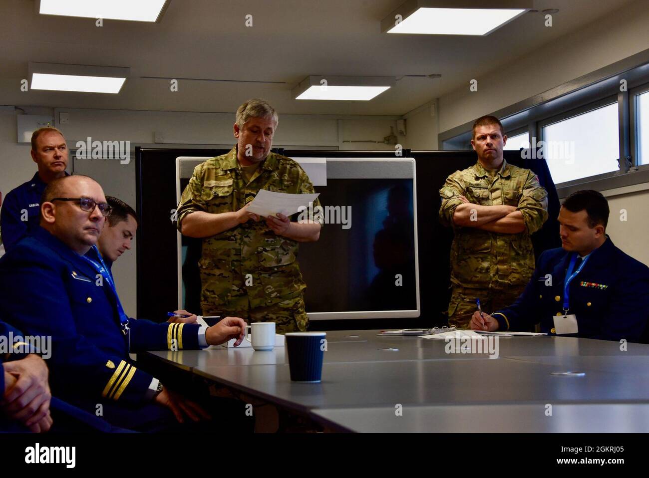 Members with the U.S. Coast Guard and Joint Arctic Command ...