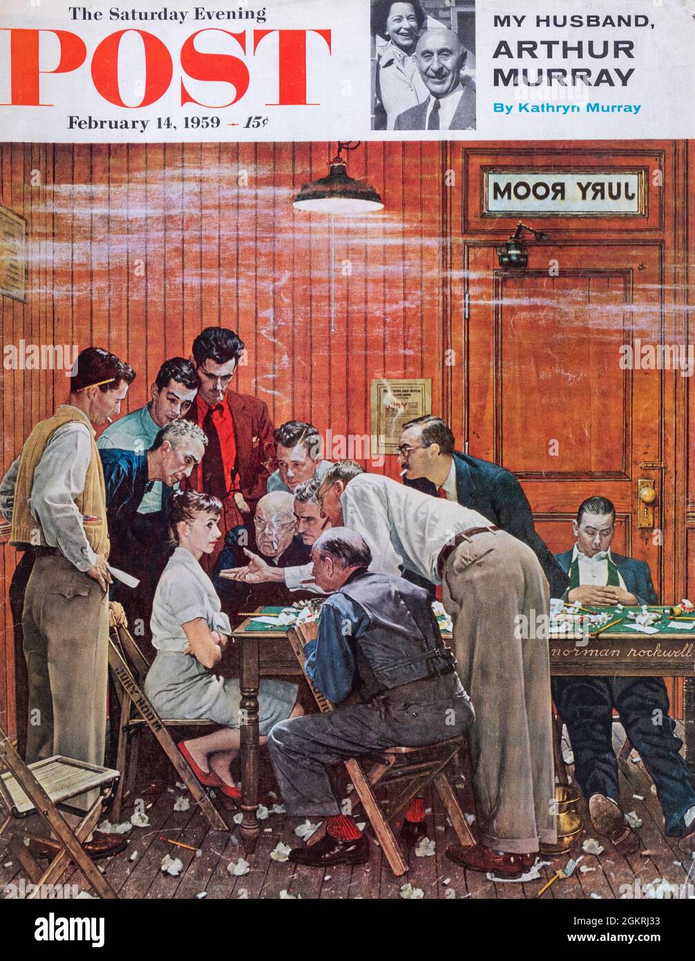 The saturday evening post magazine cover hi-res stock photography and ...