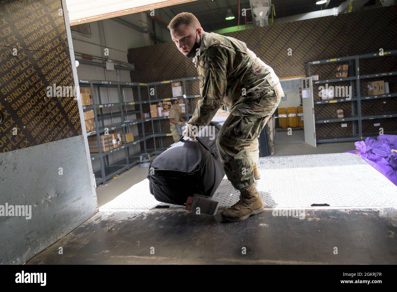 U.S. Air Force Airman 1st Class Darnail Eden, 380th Expeditionary Force ...