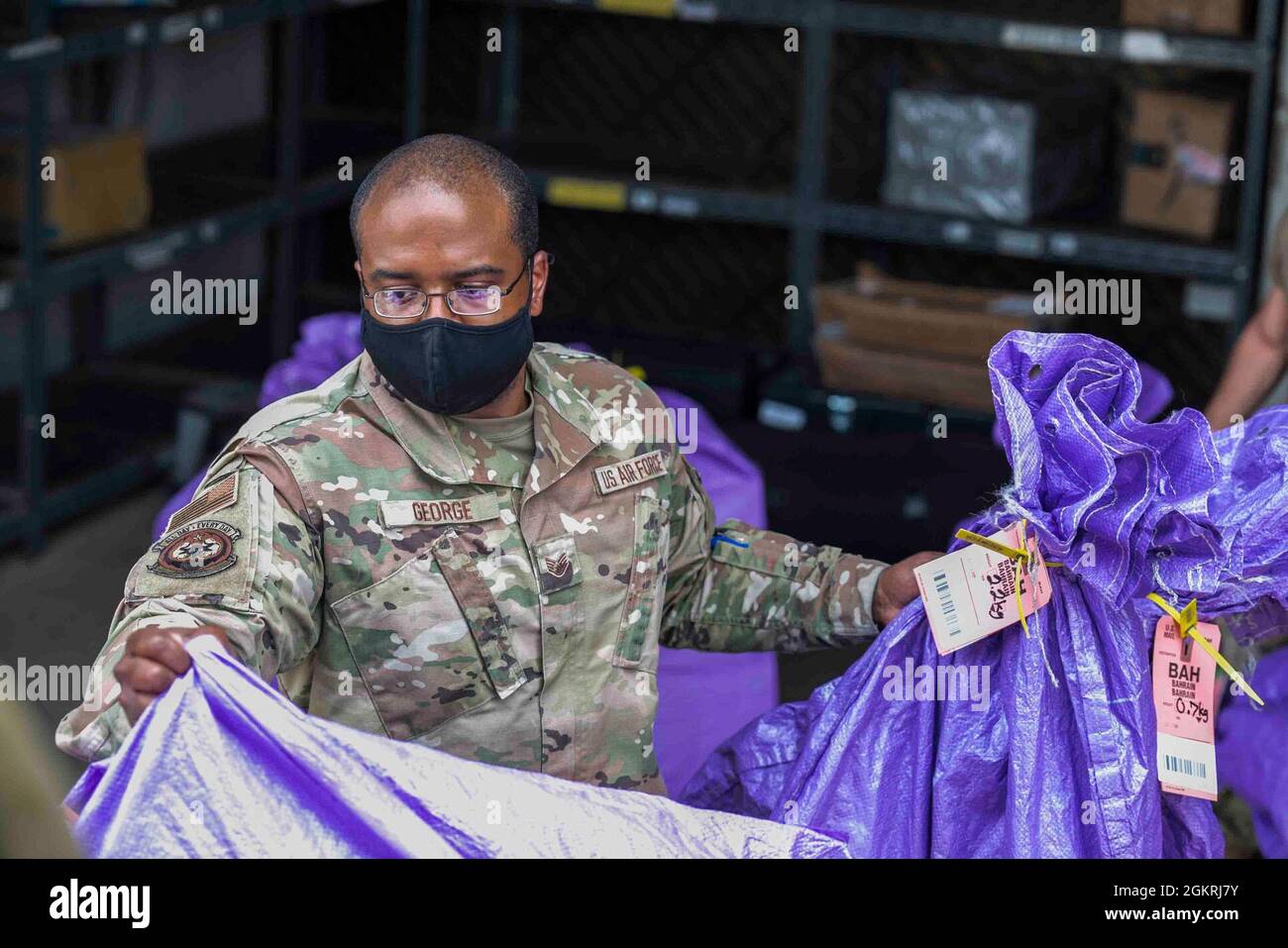 U.S. Air Force Staff Sgt. Christopher George, 380th Expeditionary Force ...