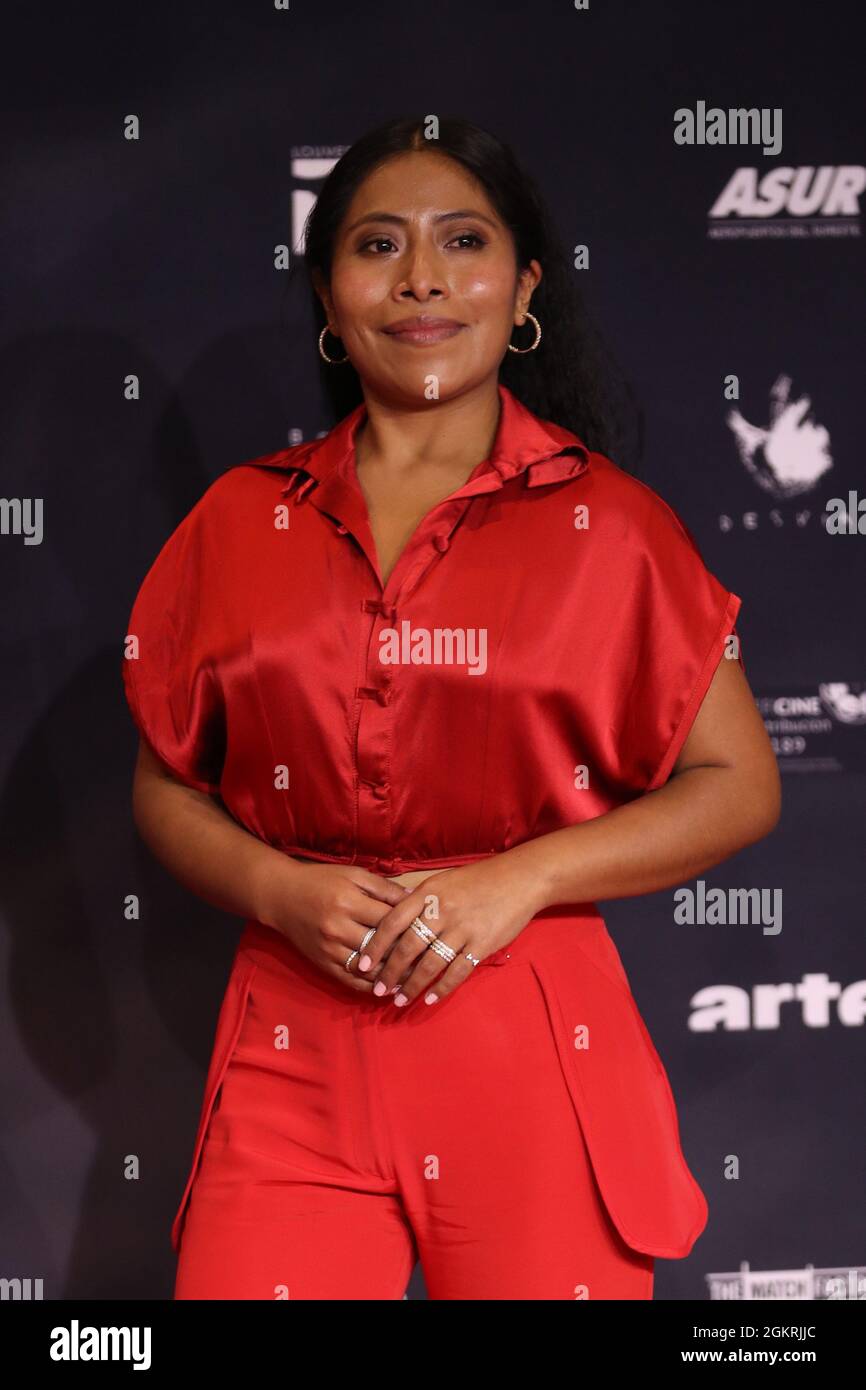 MEXICO CITY, MEXICO - SEPTEMBER 14, 2021: Actress Yalitza Aparicio ...