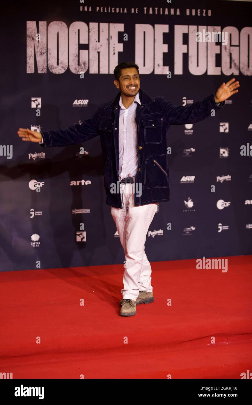 MEXICO CITY, MEXICO - SEPTEMBER 14, 2021: Actor Tenoch Huerta poses for ...