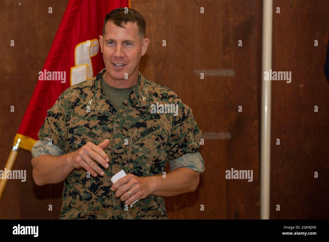 U.S. Marine Col. Jefferey Holt, the deputy commander of Marine Corps ...
