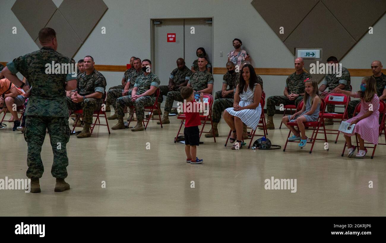 U.S. Marine Corps Lt. Col. Kevin Misner, commanding officer of Marine ...