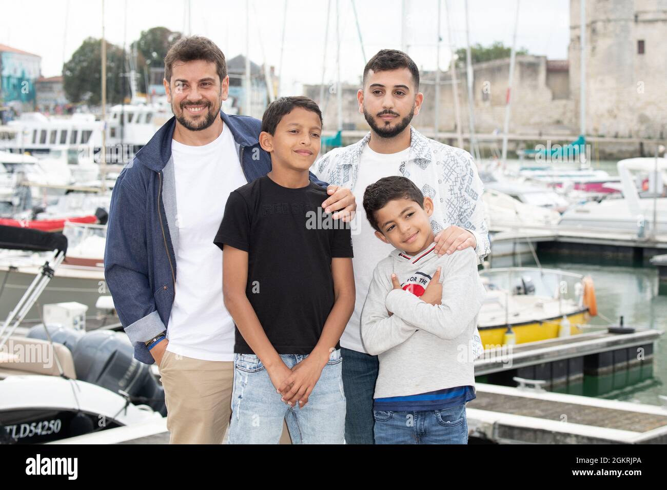 Director Akim Isker, Abdelmadjid Guemri, Lyes Louffok and Yassine ...
