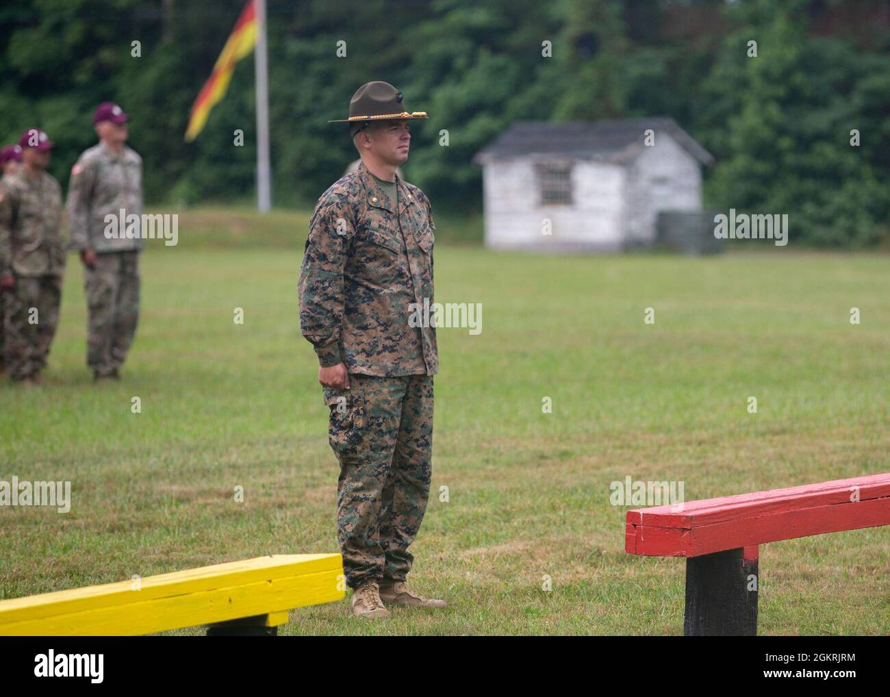 U.S. Marine Corps Maj. Richard Martinez, officer in charge of the ...