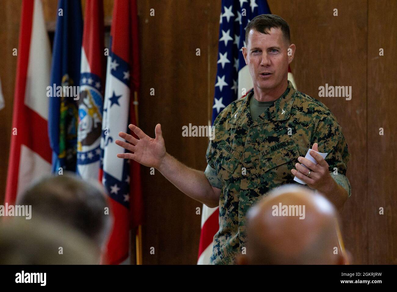 U.S. Marine Col. Jefferey Holt, the deputy commander of Marine Corps ...