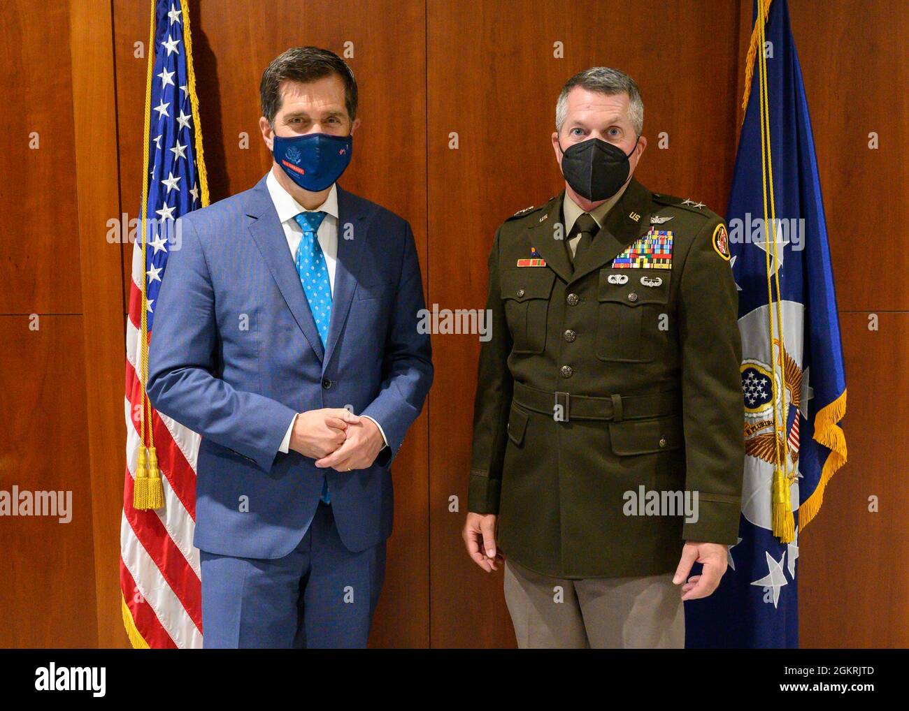 (From left) U.S. Ambassador Eric Nelson, U.S. Embassy in Bosnia and ...