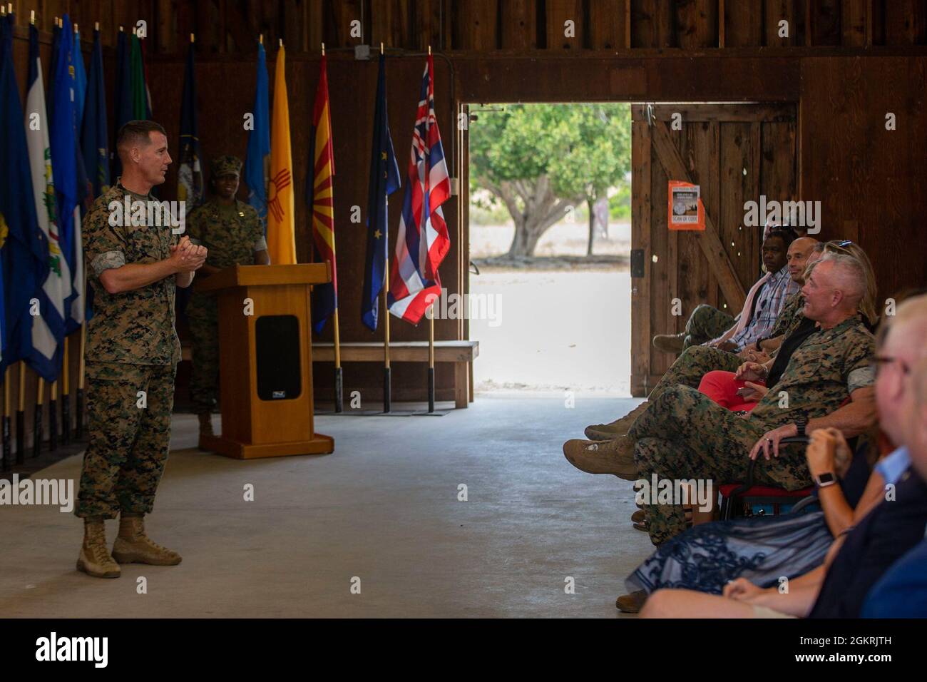 U.S. Marine Col. Jefferey Holt, the deputy commander of Marine Corps ...