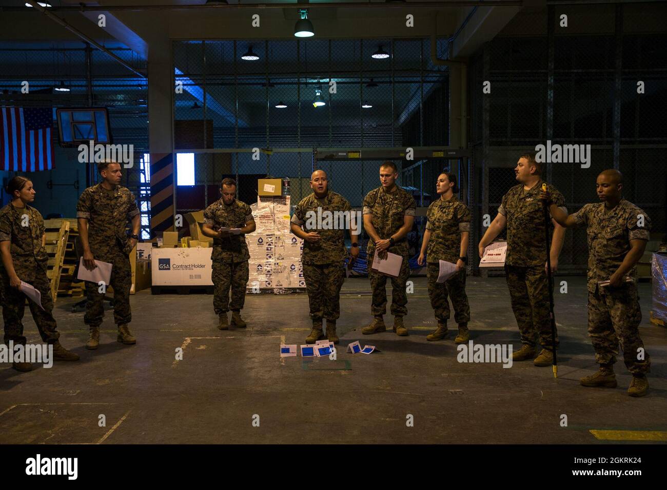 U.S. Marines with 3d Transportation Battalion, Combat Logistics ...