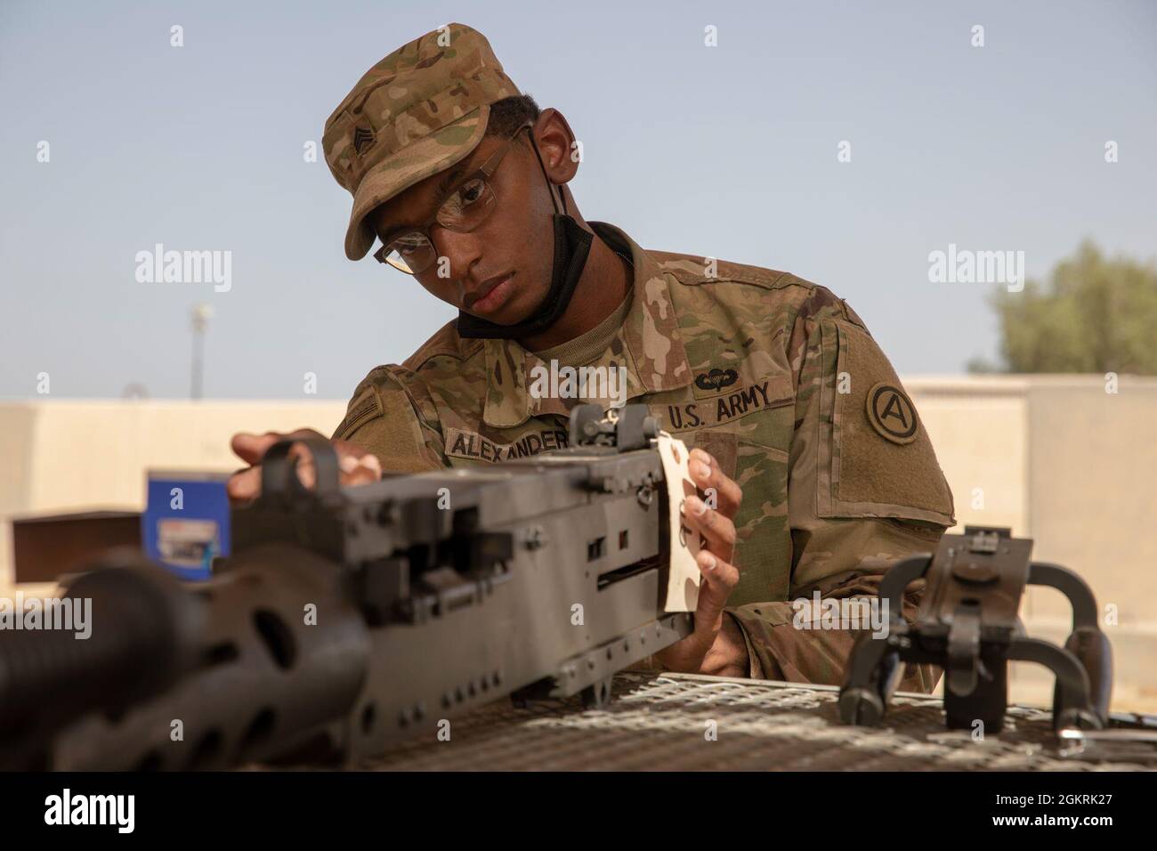 Sgt. Ellahimod Alexander, a human resources noncommissioned officer ...