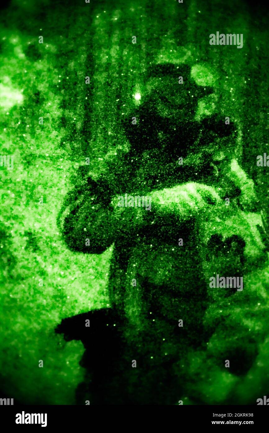 U.S. Marine Corps Capt. Brycen Johnson, an infantry officer with 2d ...