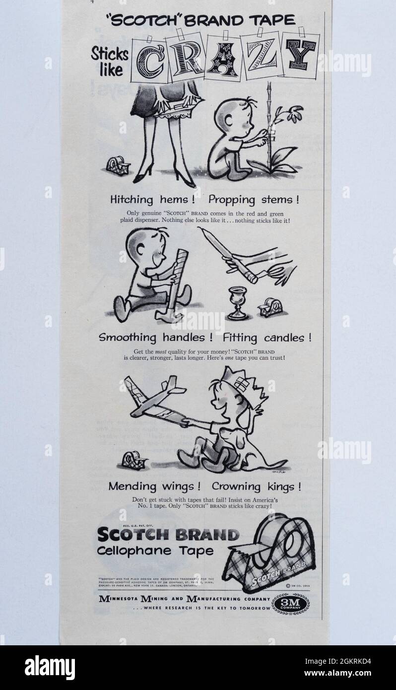 "The Saturday Evening Post" 14 February 1959 Magazine Advert, USA Stock ...