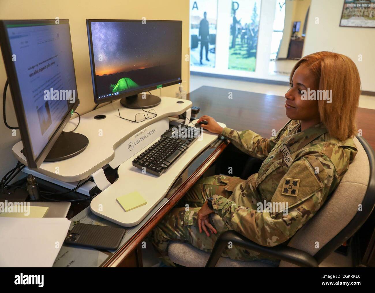 Spc. Sevyn Guerra, a Human Resources Specialist, assigned to ...