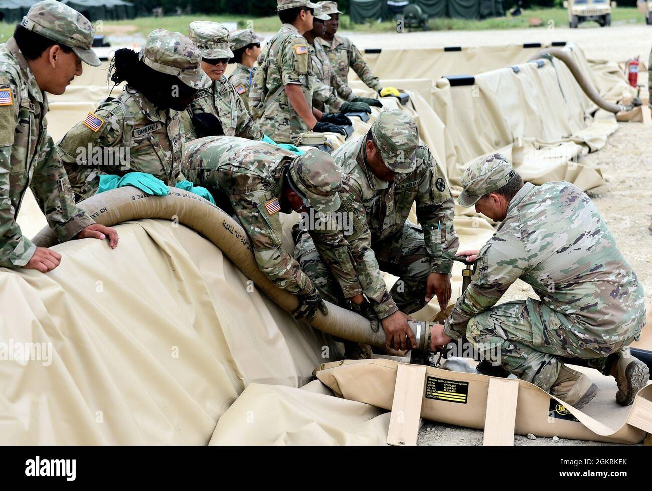 Soldiers from the 61st Quartermaster Battalion, 13th Expeditionary ...