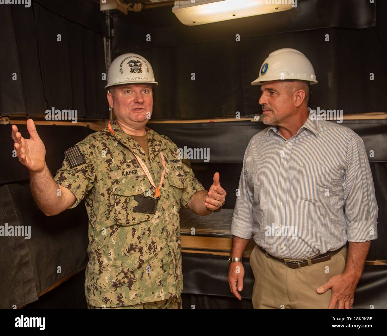 Berthing officer hi-res stock photography and images - Alamy