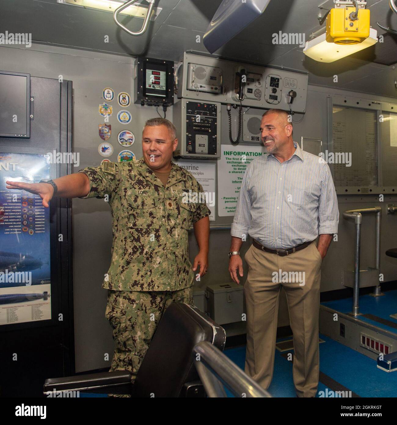 KINGS BAY, Ga., (June 22, 2021) Lt. Cmdr. Jeremy Lord, executive ...
