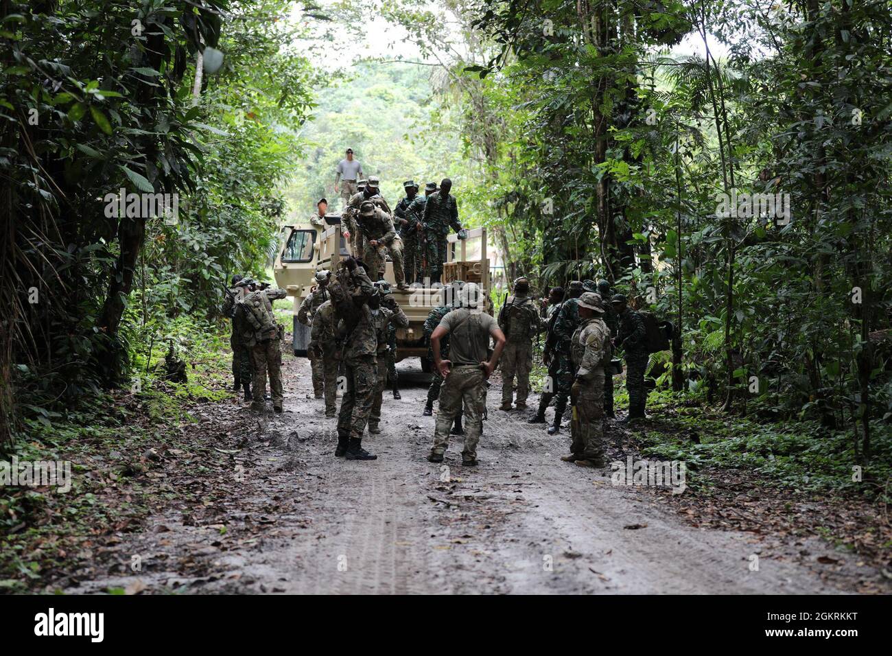 Troops dismount hi-res stock photography and images - Alamy
