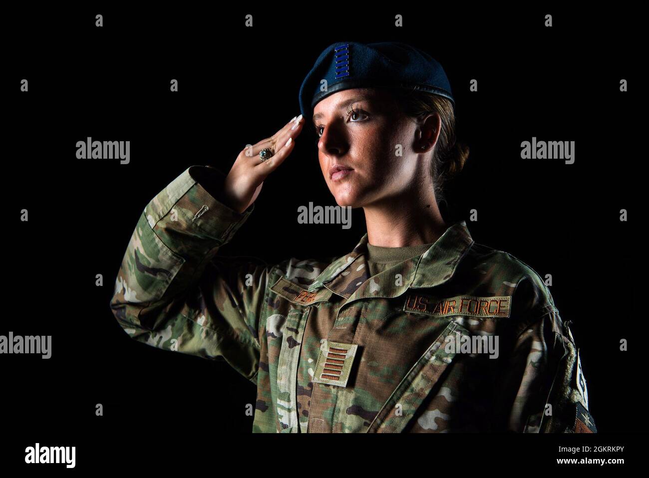 U.S. Air Force Academy -- Cadet First Class Kayla Perez, a Cadet Cadre ...