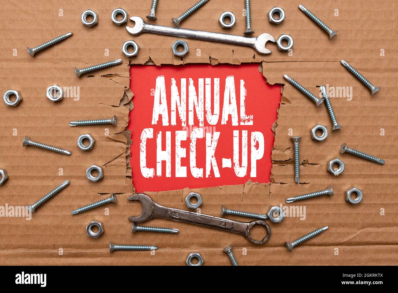 Conceptual display Annual Check Up. Conceptual photo a thorough ... Conceptual display Annual Check Up. Conceptual photo a thorough ...