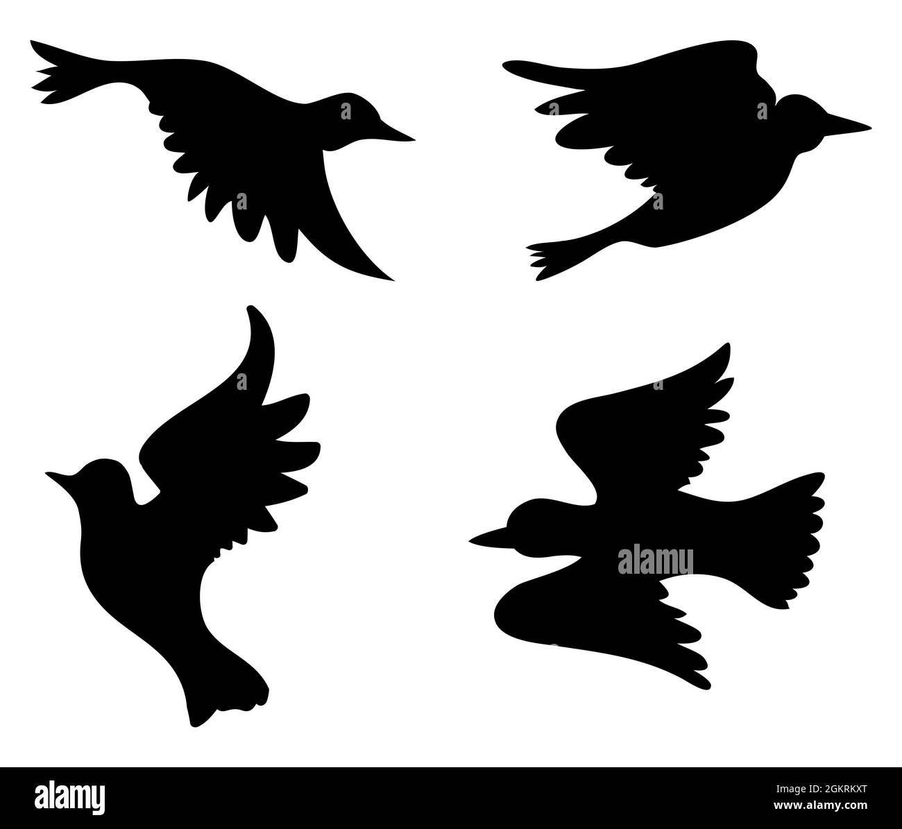 Flying Bird Outline Tumblr