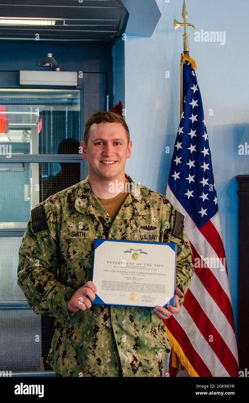 Capt. Steven W. Antcliff, commanding officer of the Naval Submarine ...