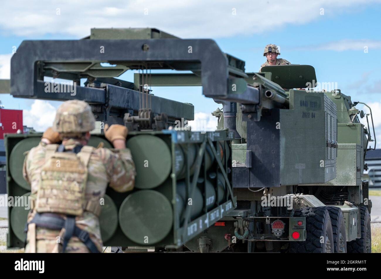 U.S. Army Staff Sgt. Steven O’Connel, High Mobility Artillery Rocket ...