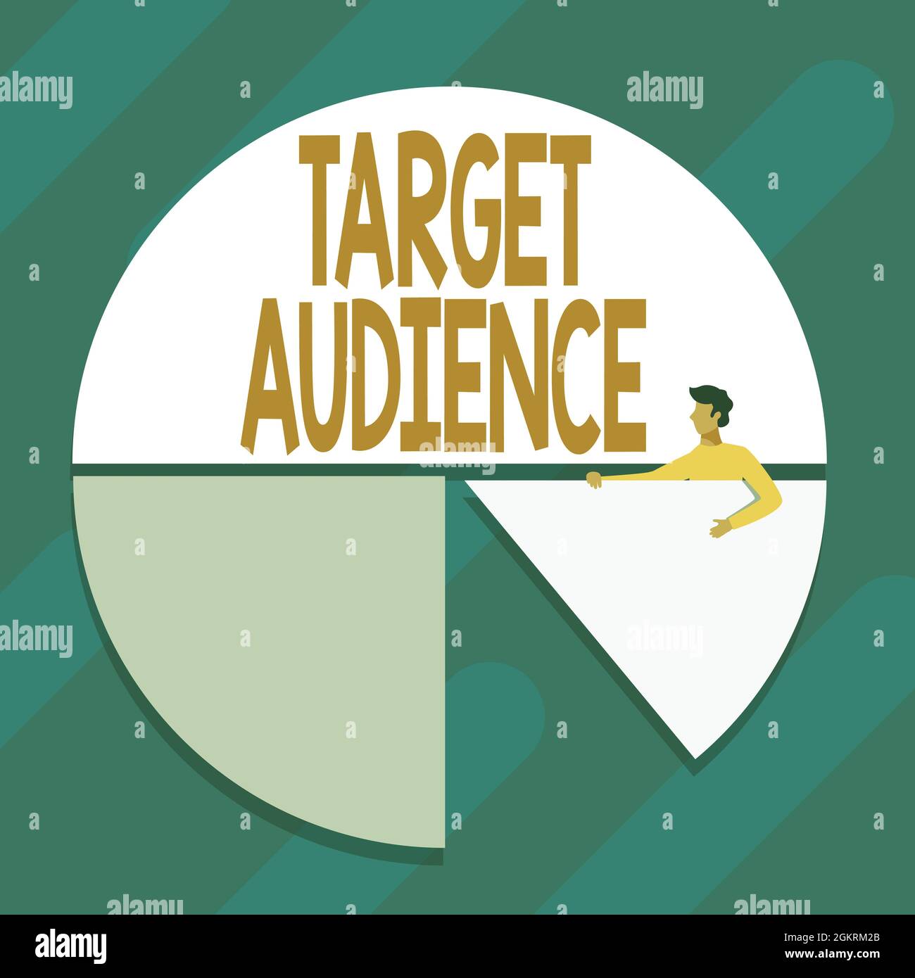 Writing displaying text Target Audience. Concept meaning identified as ...