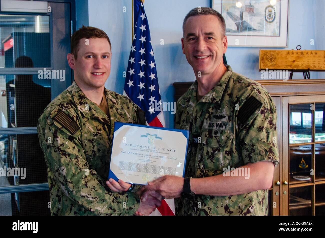 Capt. Steven W. Antcliff, commanding officer of the Naval Submarine ...