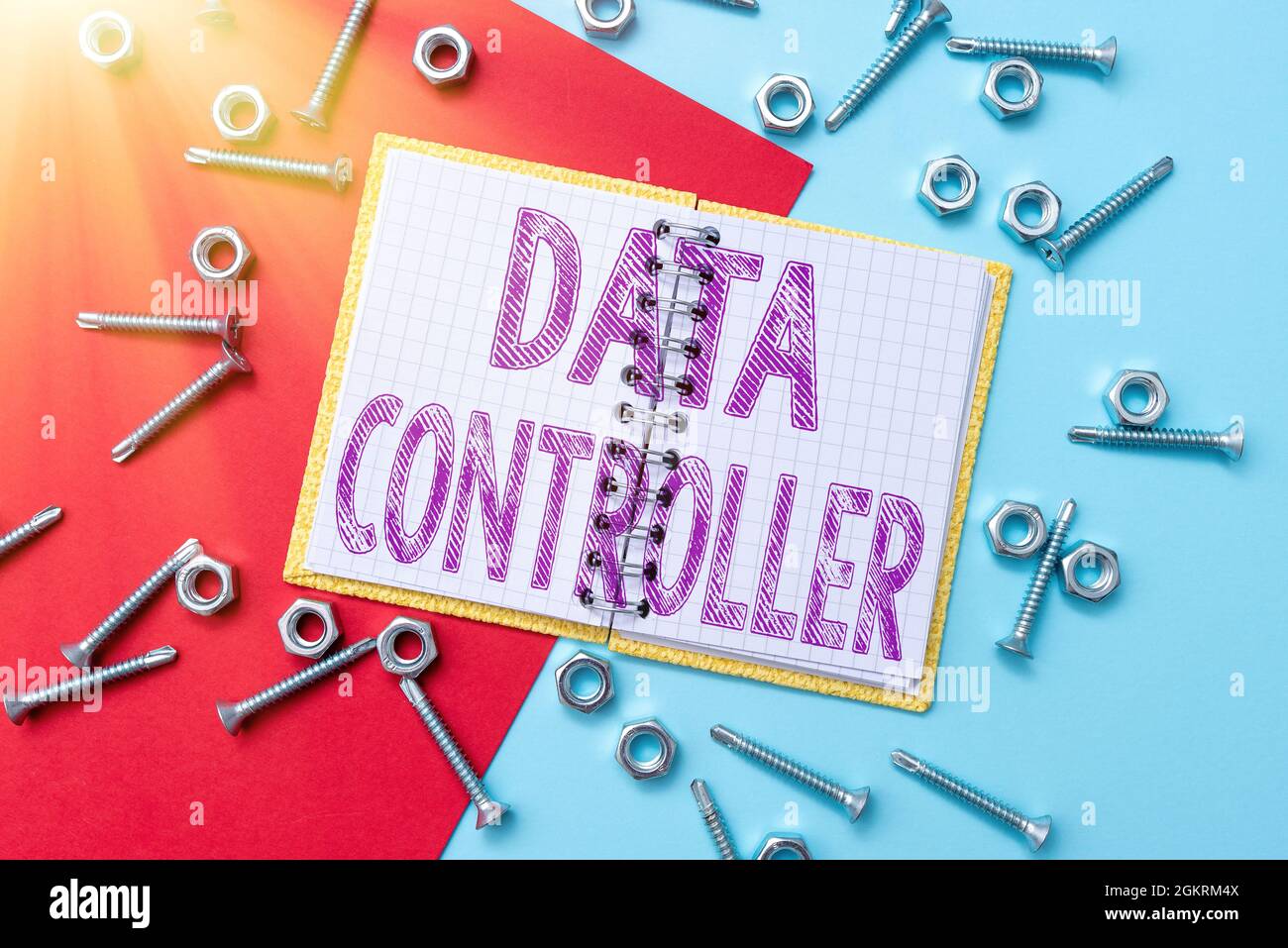 Writing displaying text Data Controller. Word for person who determines ...
