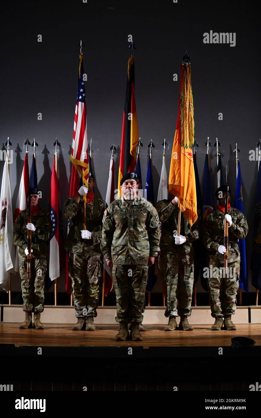 U.S. Sgt. Maj. Joshua J. Kazaka heads the Honor Guard assigned to the ...