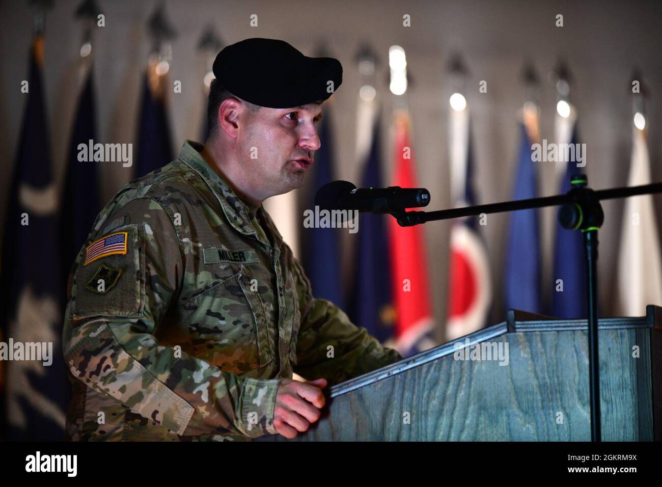 The 41st Field Artillery Brigade Commander Col. Daniel G. Miller ...