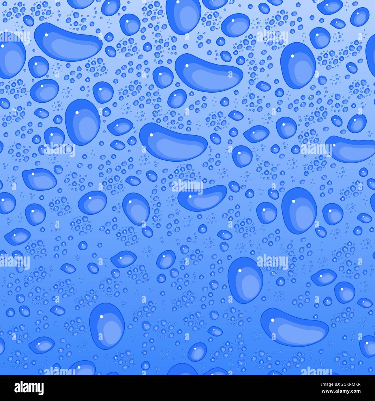 Water glass condensation vector. Water dew drops vector seamless ...