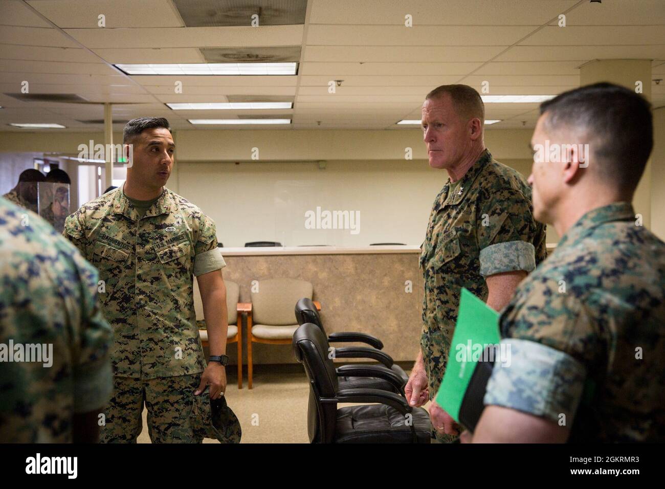 U.S. Marine Corps Maj. Gen. Edward Banta, the commander of Marine Corps ...