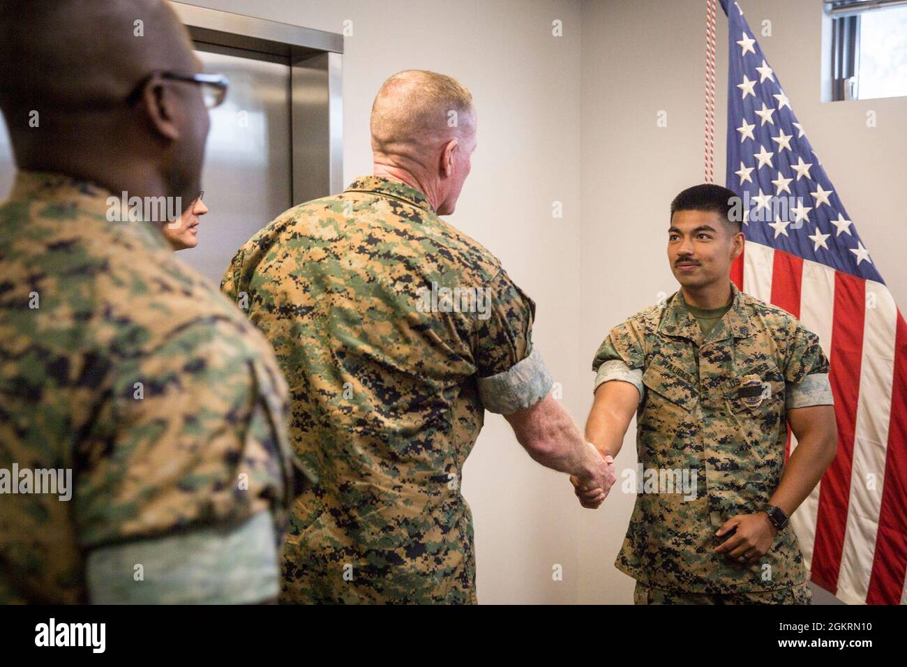 U.S. Marine Corps Maj. Gen. Edward Banta, the commander of Marine Corps ...