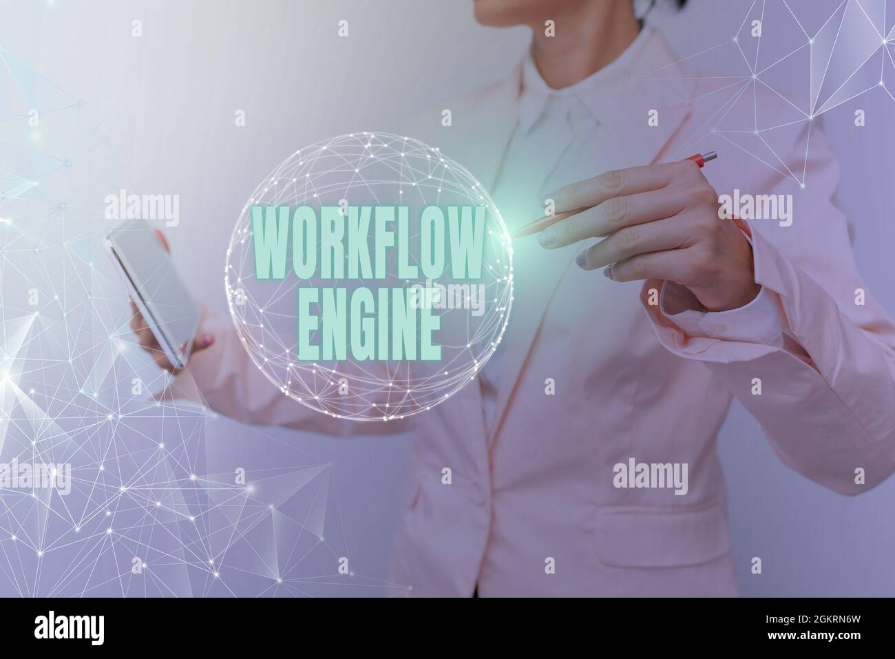 Text Caption Presenting Workflow Engine Business Overview Software