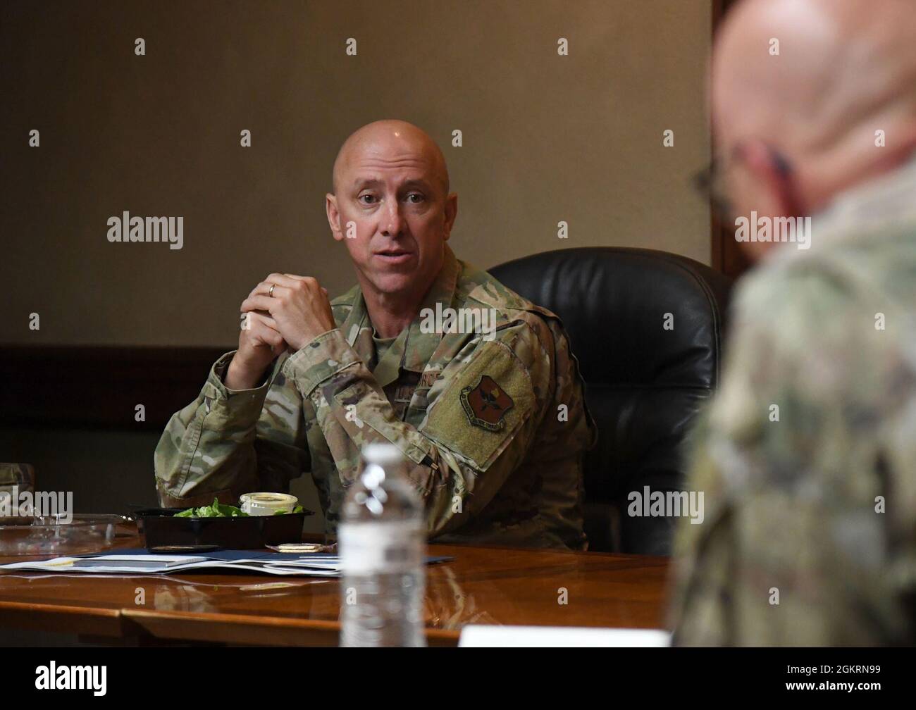 U.S. Air Force Col. William Hunter, 81st Training Wing commander ...