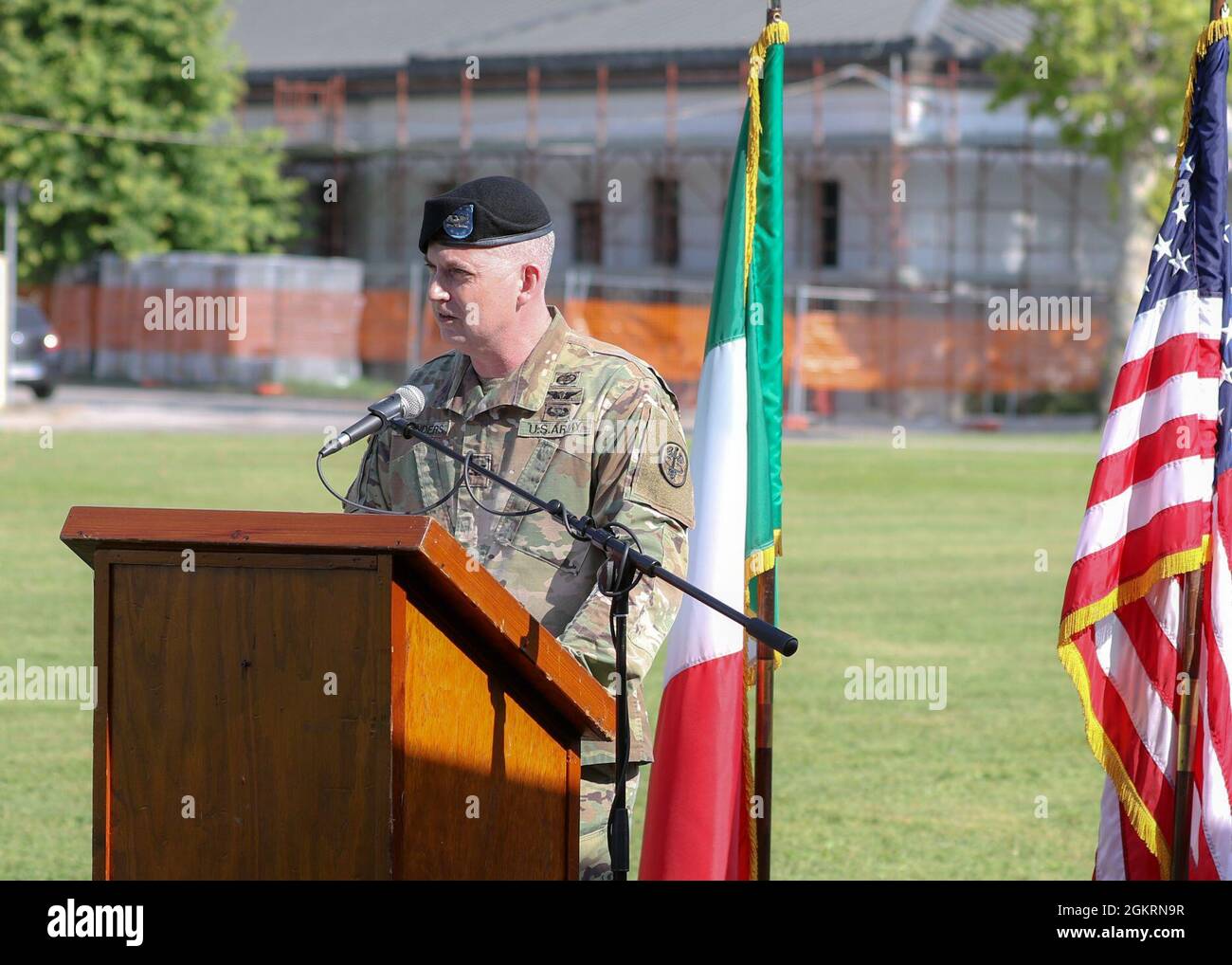 Vicenza, Italy – U.S. Army Col. Andrew Landers, commander, Landstuhl ...