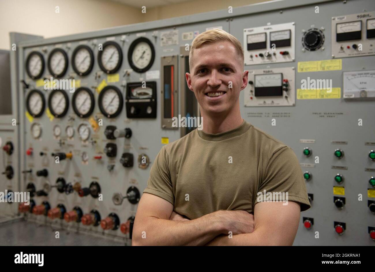 U.S. Air Force Senior Airman Casey Crawford, 18th Component Maintenance ...