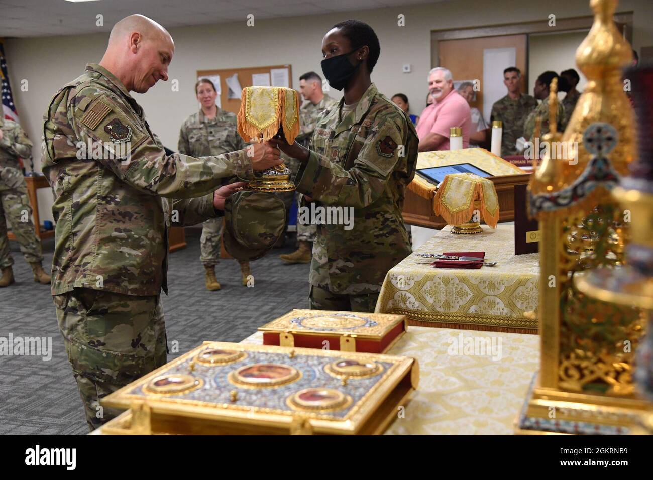 U.S. Air Force Col. William Hunter, 81st Training Wing commander, tours ...