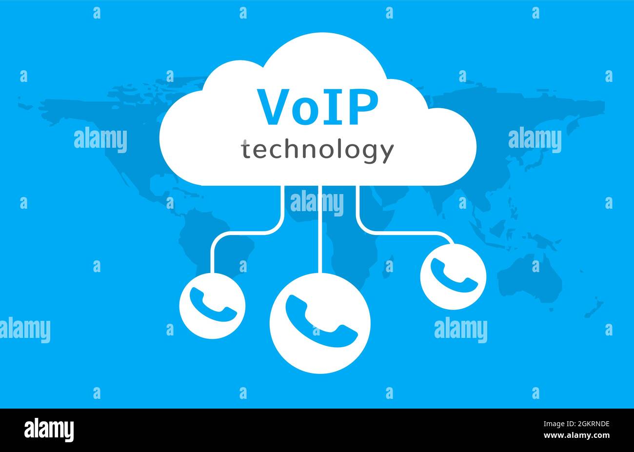 Voip vector icon. Internet call concept connection. Voice over network ...