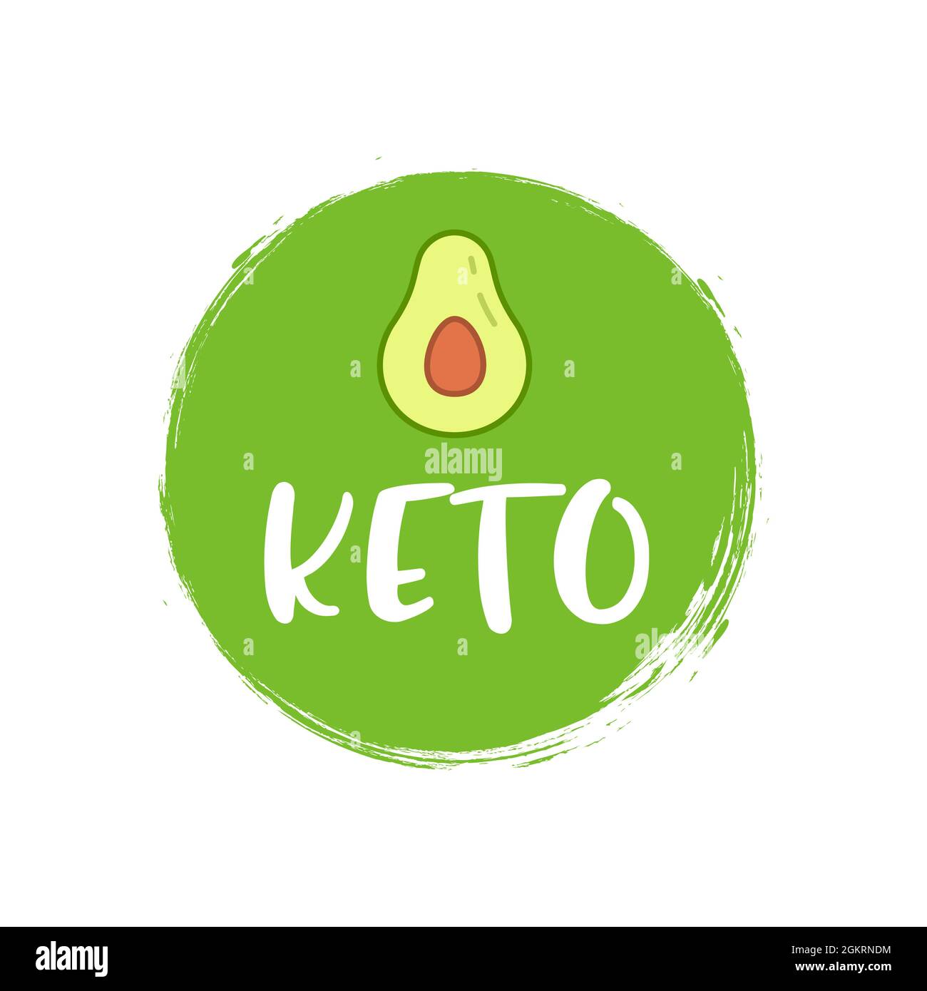 Keto diet icon logo. Ketogenic approved sign vector icon Stock Vector ...
