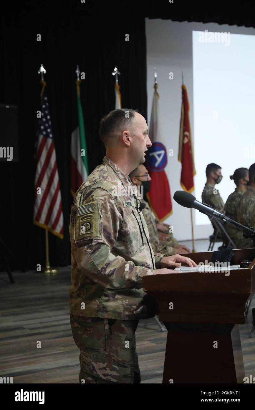 Brig. Gen. Justin M. Swanson, commanding general, 310th Expeditionary ...