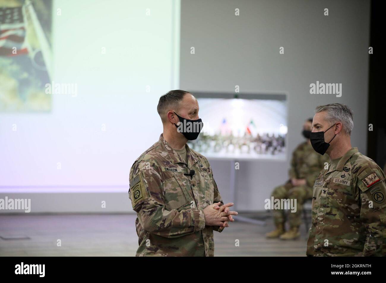 Brig. Gen. Justin M. Swanson, commanding general, 310th Expeditionary ...