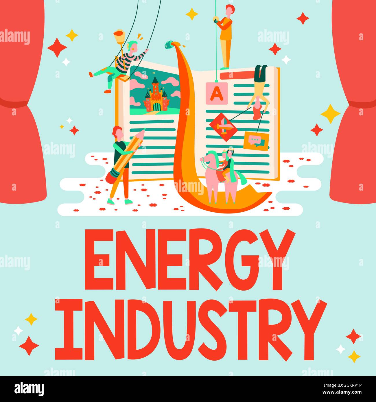 Hand writing sign Energy Industry. Business idea industries involved in ...