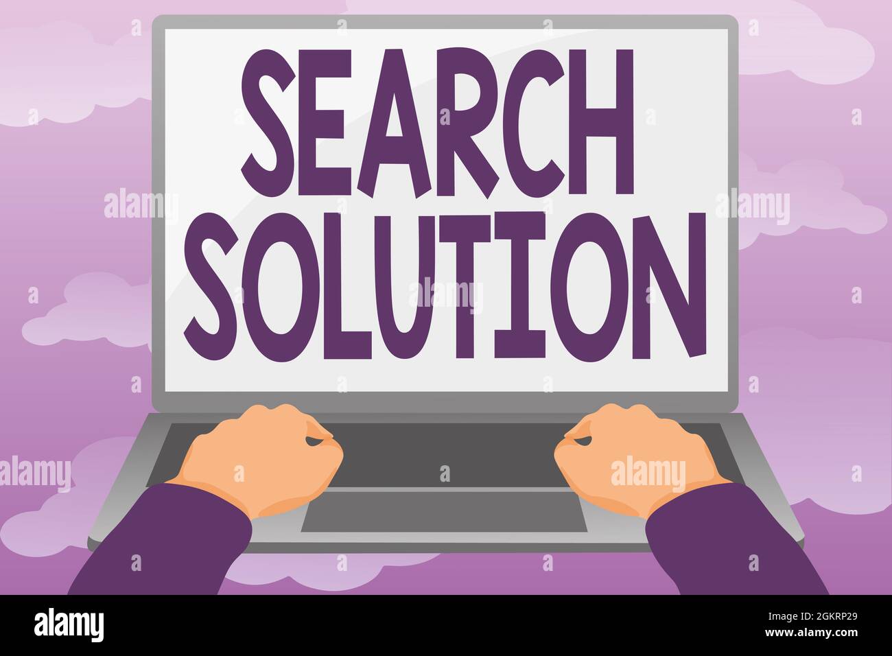 Inspiration showing sign Search Solution. Concept meaning an action or process of finding ...