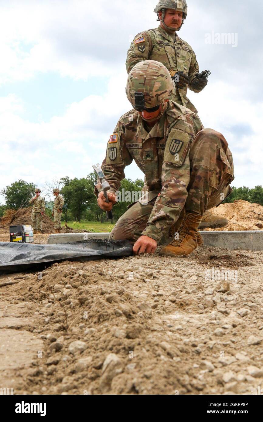Sergeant Kyle Hansen, engineer, 492nd Engineer Company out of Mankato ...