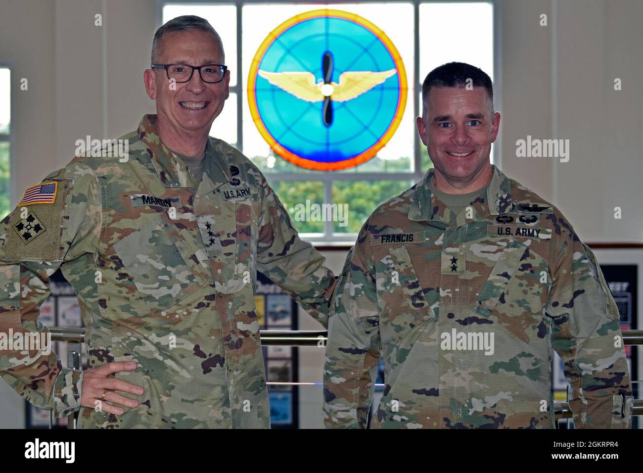 Lt. Gen. Ted Martin, U.S. Army Combined Arms Center commander, stands ...