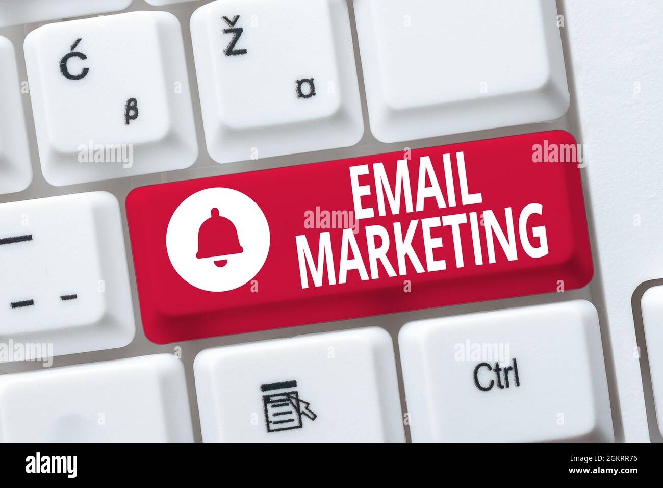 Hand writing sign Email Marketing. Conceptual photo act of sending a ...