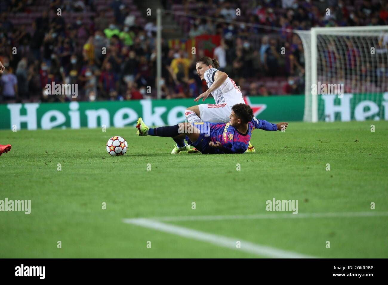 14 September 2021, Spain, Barcelona: Football, Champions League, Group ...